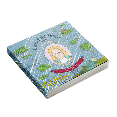 Matt Lamination Hard Cover Childrens Books 157Gsm Glossy C1S Art Paper