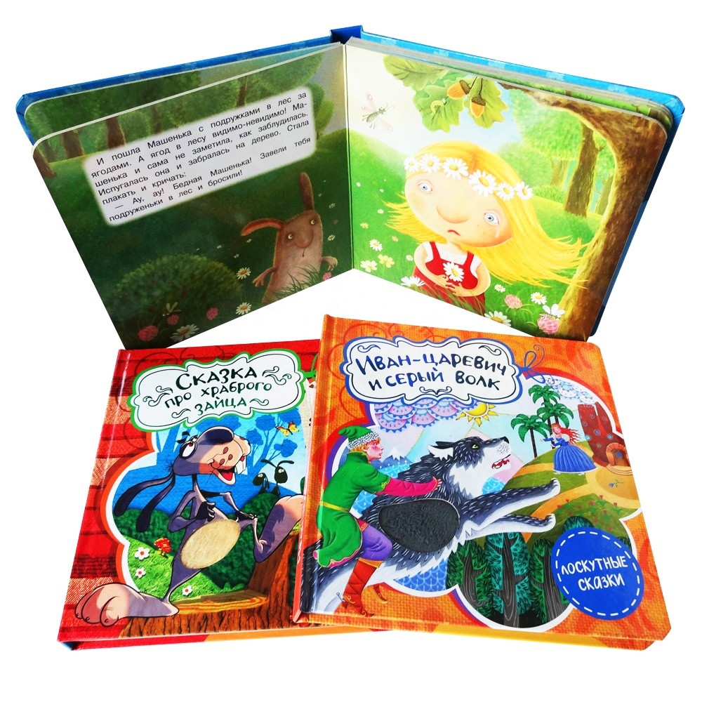 4C Full Color Story Book Printing 60gsm-450gs Paper Weight For Children